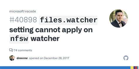 Files Watcherexclude Setting Cannot Apply On Nfsw Watcher Issue Microsoft Vscode
