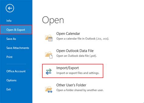 How To Export Data In Outlook 2013