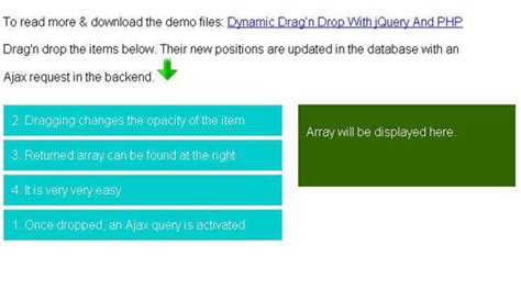 Extensive Collection Of Jquery Drag And Drop Plugins