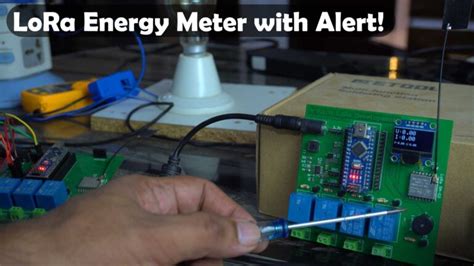 LoRa Energy Meter Using Arduino LoRa Power Meter Electricity Meter