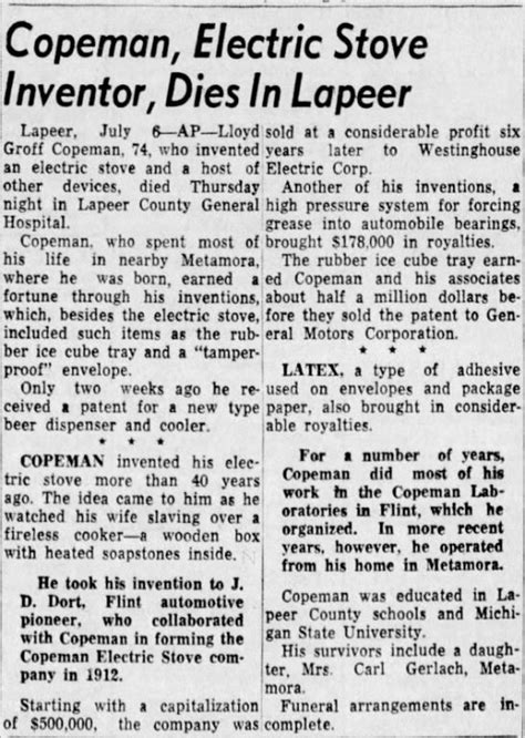 Lloyd Groff Copeman 1881 1956 Find A Grave Memorial