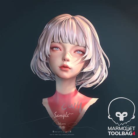 短发女孩头像（村委绘团练作业） 花瓣网