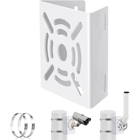 Allan Universal Cctv Wall Mount Bracket With 2 Loops Solid Metal