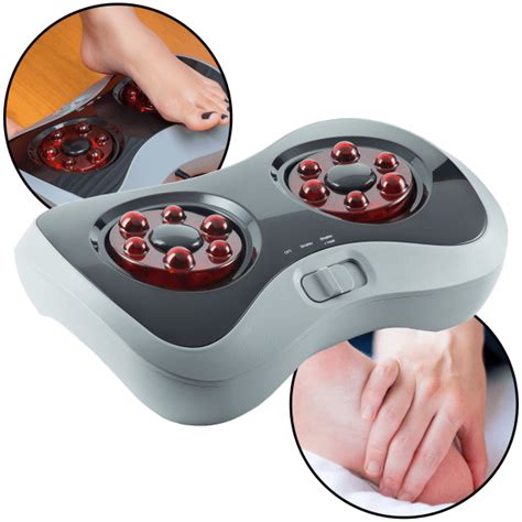 Meh Shiatsu Foot Massager Wdeep Kneading Heads And Warming Heat By