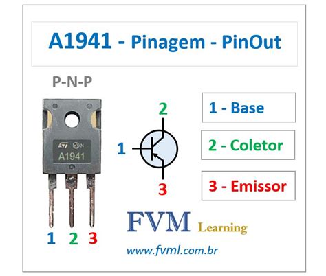 Pinagem Pinout Transistor Pnp A1941 Características Fvml