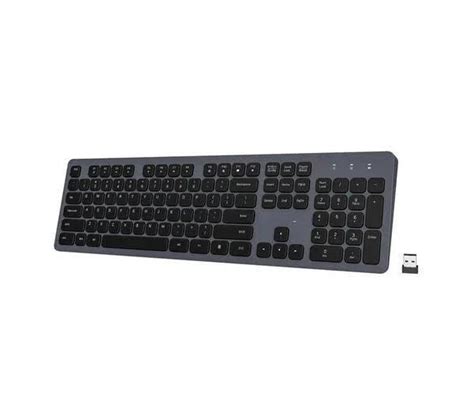 2 4g Wireless Keyboard Ergonomic Ultra Slim Rechargeable Quiet Keyboard Price History