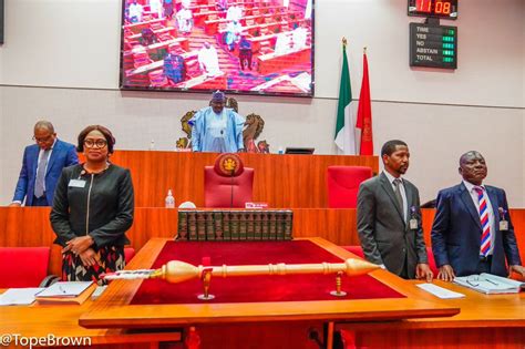 The Nigerian Senate On Twitter Todayinsenateplenary Proceedings Of