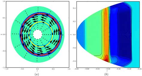 Tests On A Two Dimensional Cylindrical Grid A A Pseudocolour Density Download Scientific