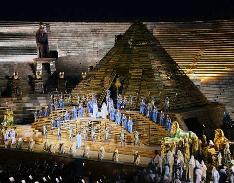 Aida Representación Aida En El Arena De Verona La Maldición De
