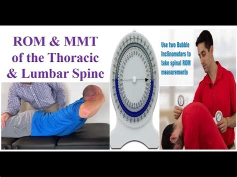 Rom And Mmt Of The Thoracic And Lumbar Spine Youtube