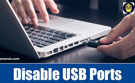 Disable USB Ports To Prevent Malware Infection Cyber Security Networking Technology Courses