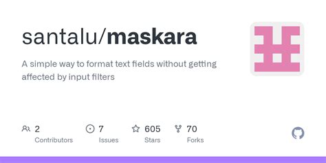 GitHub Santalu Maskara A Simple Way To Format Text Fields Without