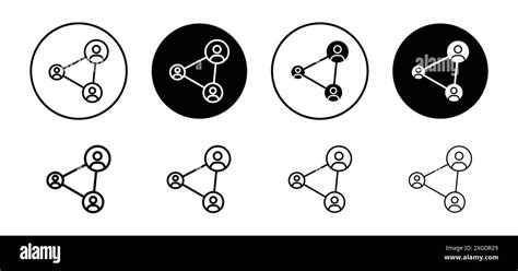 Partner Program Icon Vector Logo Set Collection For Web App Ui Stock