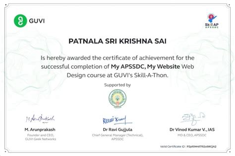 🌟 Excited To Share My Achievement Patnala Sri Krishna Sai