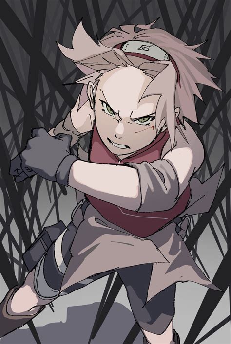 Haruno Sakura Naruto And More Drawn By Pnpk Danbooru
