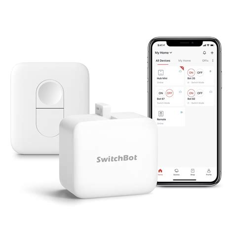 Switchbot Bot With Remote Programmable Bluetooth Smart Button Pusher