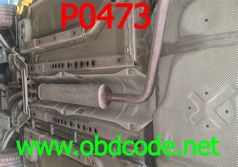 P0473 Fault Error Code EXHAUST PRESSURE SENSOR DETECTED HIGH PRESSURE