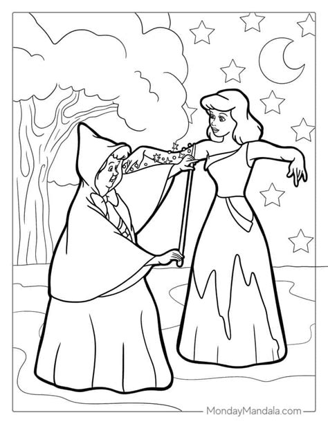36 Cinderella Coloring Pages Free Pdf Printables