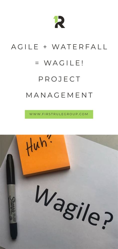 agile waterfall wagile firstrule group