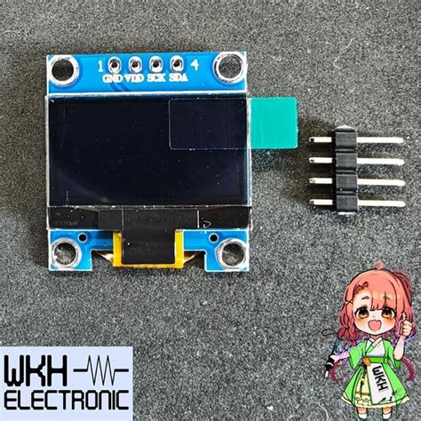 jual part tools modul display oled 128x64 lcd i2c 0 96 inch white