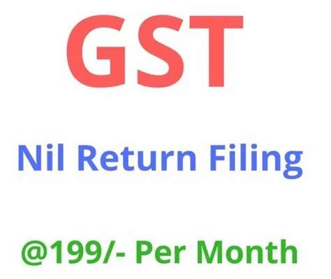 GST Nil Return Filing In Kolkata