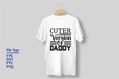 Cuter Version Of Daddy Svg Graphic By Aspire Fabric Creative Fabrica