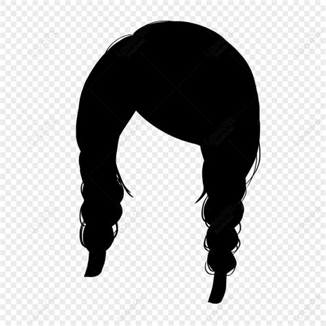 두 개의 큰 머리띠 일러스트 검은 숙녀 헤어 스타일 타일러 머리스타일 Png 일러스트 무료 다운로드 Lovepik