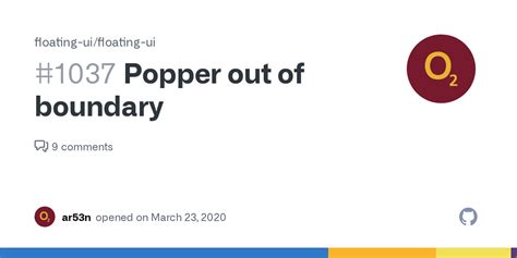 popper out of boundary · issue 1037 · floating ui floating ui · github