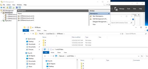 Dfs Target Folders Does Not Show Up Microsoft Qanda