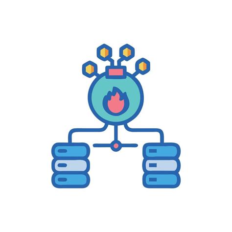 Network Servers Data Flow With Firewall And Protection System 65410952