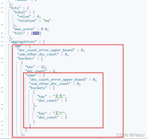 Elasticsearch中aggs里面套aggs的javaapi实现elasticsearch Aggs Java Csdn博客