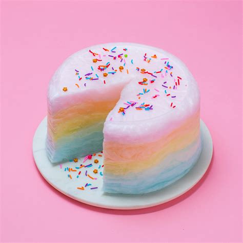 Signature Rainbow Cotton Candy Floof Cake By Floof Cotton Candy Cakes Goldbelly