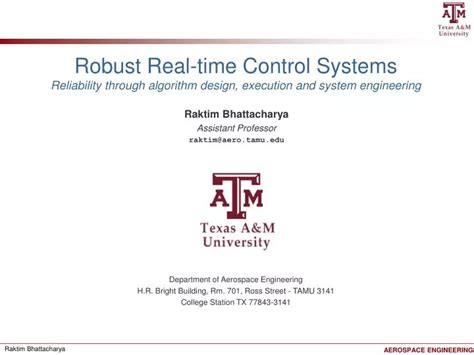 Ppt Robust Real Time Control Systems Powerpoint Presentation Free
