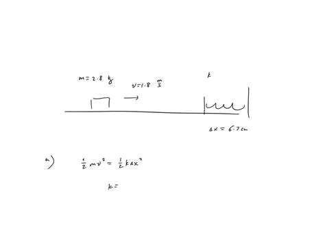 Solved A 28 Kg Box Is Sliding Along A Frictionless Horizontal Surface With A Speed Of 18 Ms