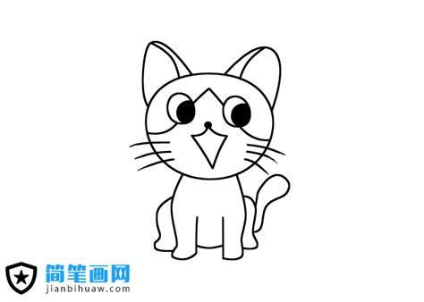 小猫咪简笔画图片 简笔画网
