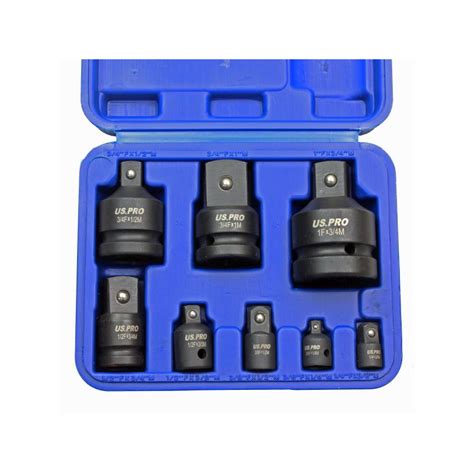 Us Pro 8pc Impact Socket Adaptor Set Toy Trading Tool Factors Ltd