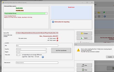 Error Importing PVsyst Standard Format Meteo Data PVsyst Forum
