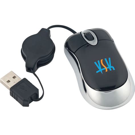 Custom Mini Retractable Mouse Your Promo People