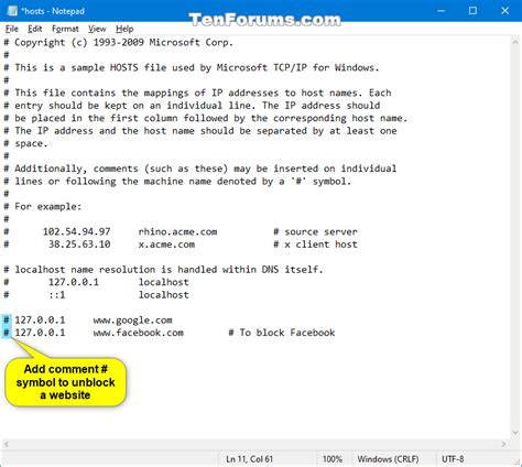 Block Websites Using Hosts File In Windows Tutorials