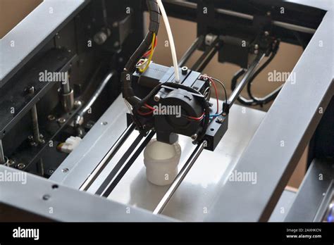 Objects Printed By 3d Printer Automatic Three Dimensional 3d Printer