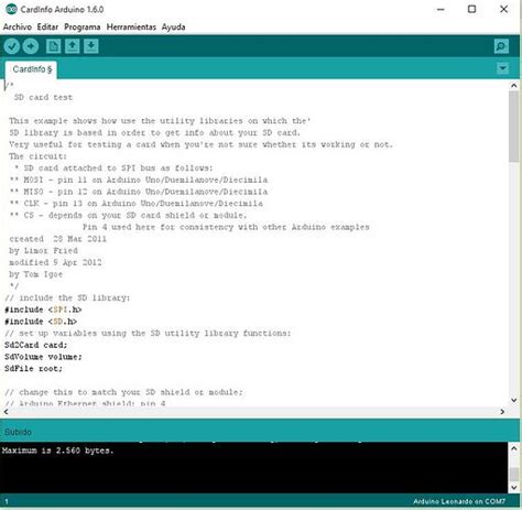 Solucionado Problema Con Arduino Leonardo Y Micro Sd Adapter Hardware Arduino Forum