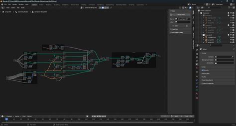 made a geometry node setup for quickly making cloth wraps r blender