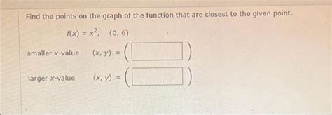 Solved Find The Points On The Graph Of The Function That Are Chegg