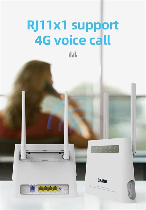 150mbps Cpe Lte Home 4g Wifi Router With Rj11 Sim Card