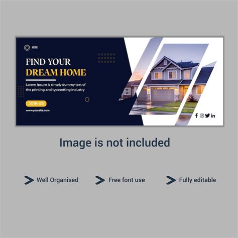 Premium Vector Linkedin Cover Photo Design