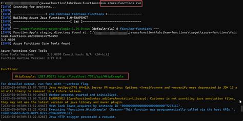 Java I Am Able To Invoke An Azure Function But I Dont Receive Any