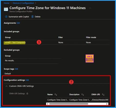 Configure Time Zone For Windows Machines Using Intune Through