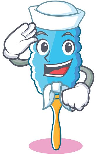 Kartun Karakter Lap Bulu Pelaut Ilustrasi Stok Unduh Gambar Sekarang