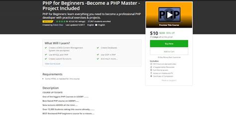 Udemy Php For Beginners Become A Php Master Full Course Free Download
