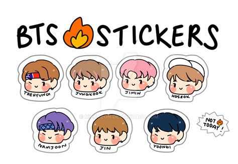 Bts Stickers Printable Educational Printable Activities